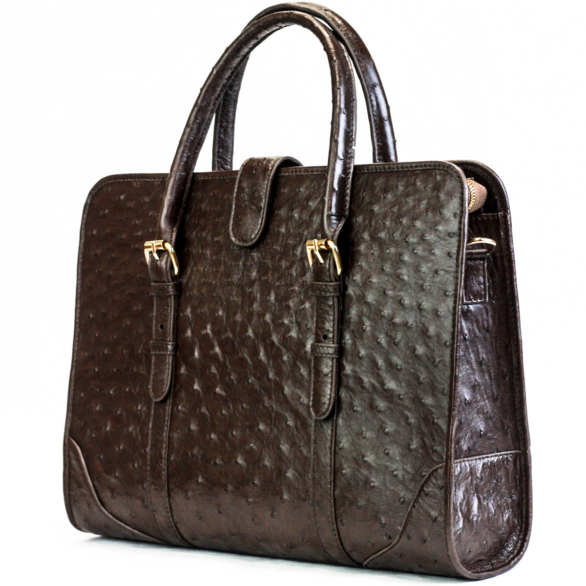 Briefcase - Ostrich – GiovannaBarrios